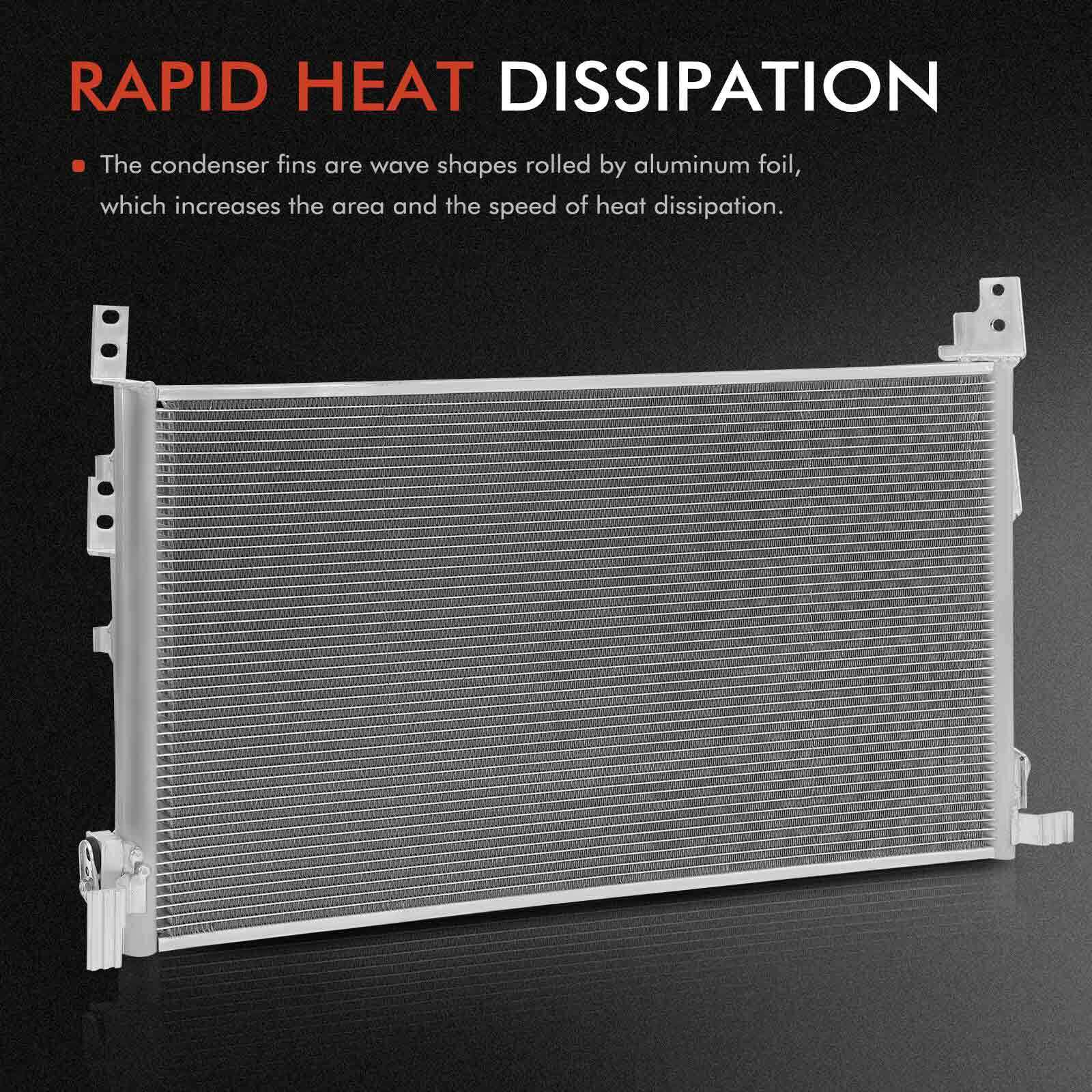 1x AC Condenser w/ Bracket for Toyota RAV4 Prime 2021-2022 L4 2.5L ...
