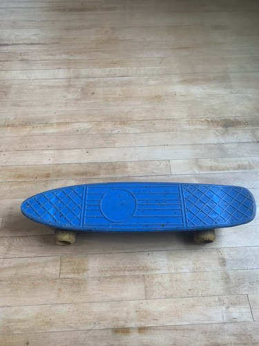 Vintage 1970's NASH PARK RIDER Blue Penny Skateboard Complete With Park ...