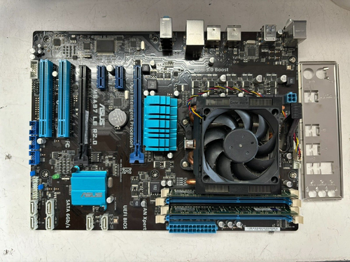 ASUS MSA97 LE MOTHERBOARD DUAL INTELLIGENT PROCESSORS BOARD AMD FX-8320 ...