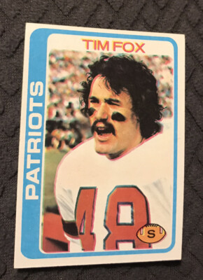 1978 Topps Tim Fox New England Patriots #242 (a) | eBay