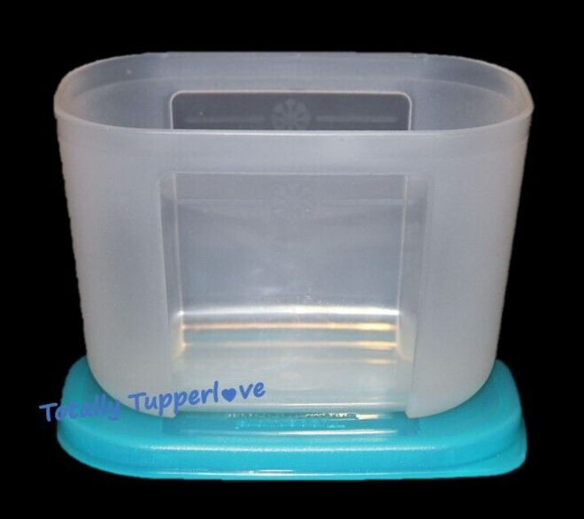 Tupperware Freezer Mates Container Single Mini Rectangle 290 ml Blue ...