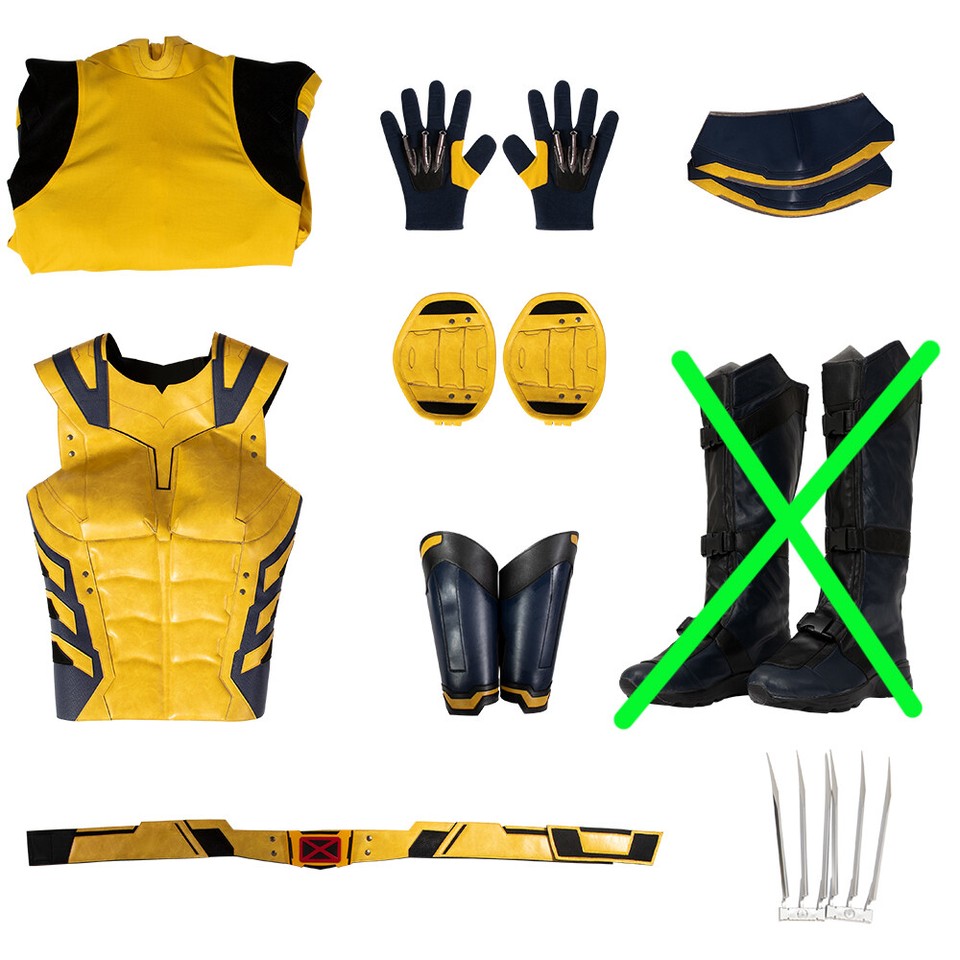 Newest Wolverine Cosplay Costume James Logan Detachable Sleeves Outfit ...