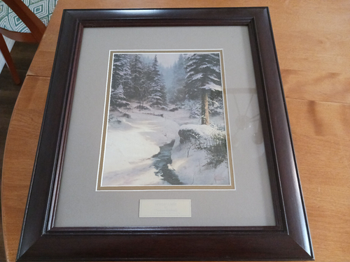 Thomas Kinkade Winter Light Library Edition 2005 Home Interiors - Very ...