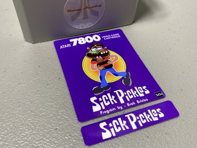 Sick Pickles, Purple Variant (Atari 7800) Replacement Game Label | eBay