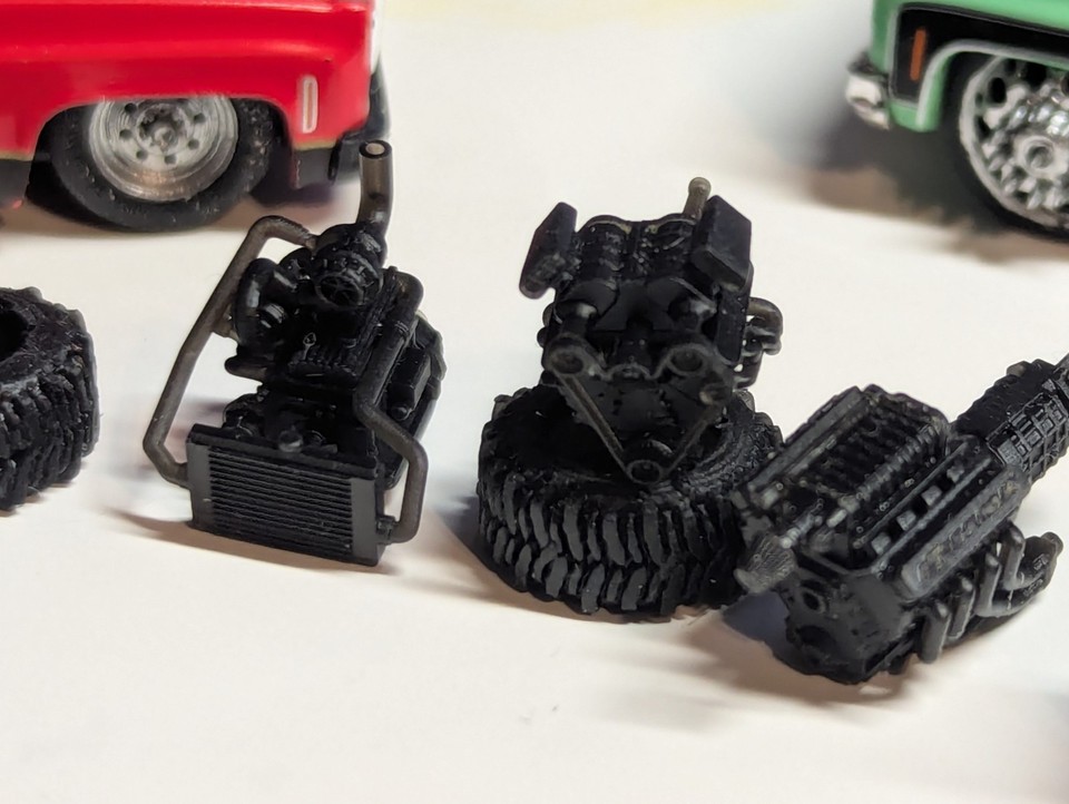 1/64 scale 3d printed Engines Lot Of 8 | eBay