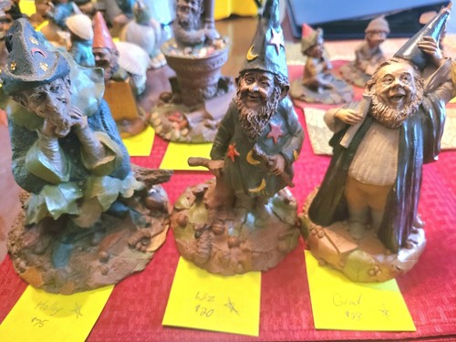Tom Clark's Wizards Lot. Halley, Wiz And Graduation Gnomes. With COA | eBay