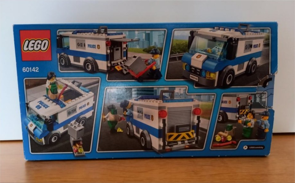 Lego City 60142 Money Transporter - Original Box & Instructions - All ...