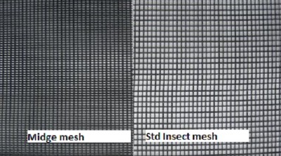 Micro Flyscreen Mesh 1200mm x 2M 20x25 Sandfly Mini Weave Mesh Tropical ...