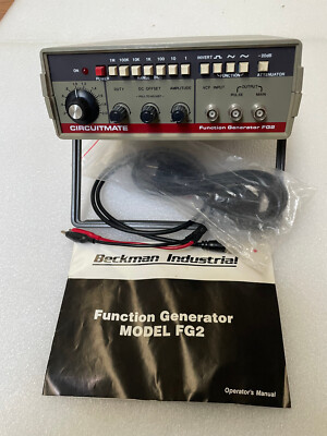 CIRCUITMATE FG2 FUNCTION GENERATOR 0.2 Hz - 2 MHz , Wth User's Manual ...