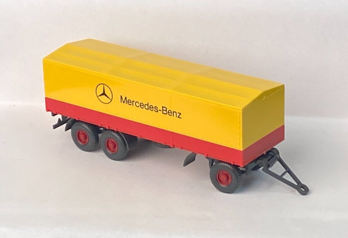 Wiking Germany HO 1:87 3 Axle Trailer Mercedes Benz | eBay