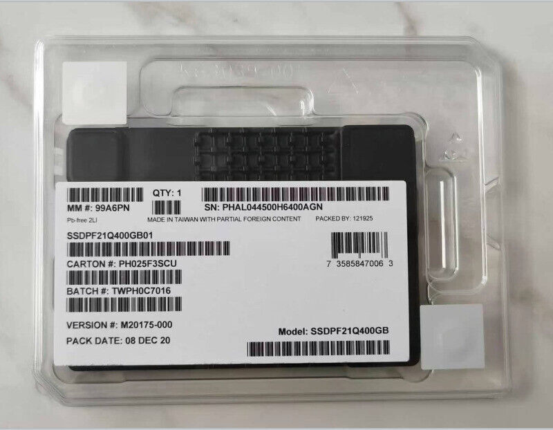 Intel Optane P5800x SERIES SSD 400GB U.2 NVME/PCIE SSDPF21Q400GB ...
