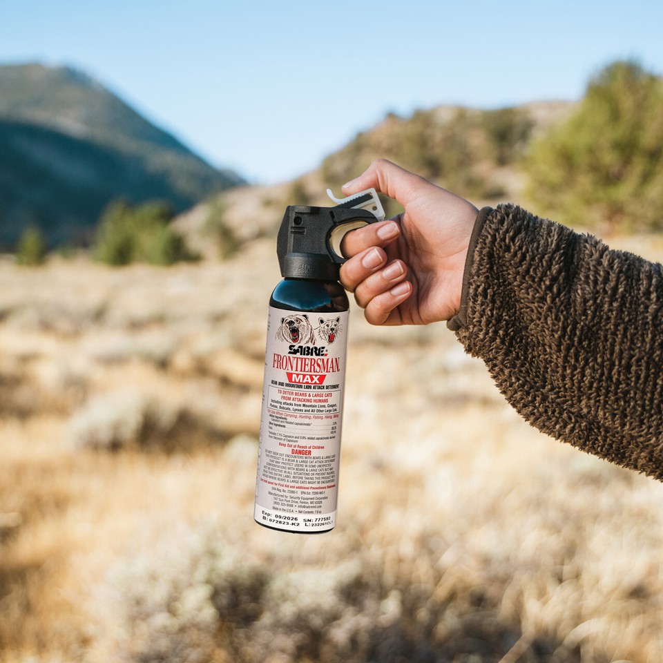 7.9 oz. Bear Spray & Mountain Lion Spray with Belt Holster | eBay