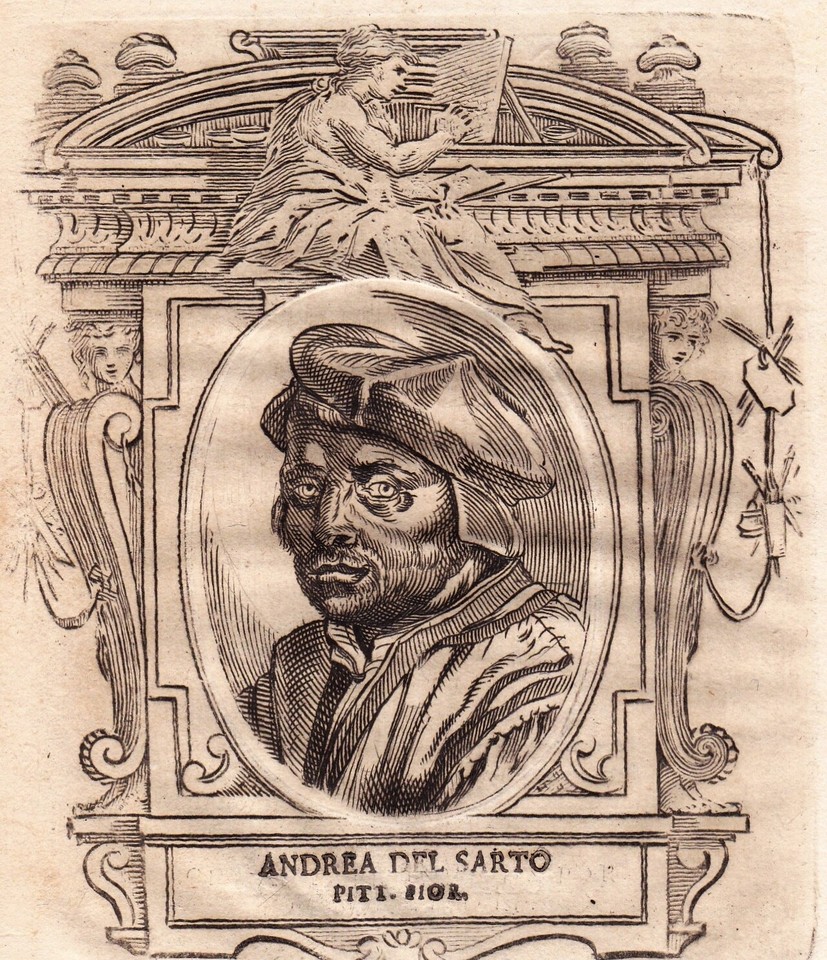 Portrait XVIIIe Andrea del Sarto Firenze Italie Peinture Renaissance | eBay