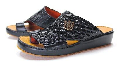 2451 Arabic Sandal Slipper Chappal Men's full leather and hand made ...