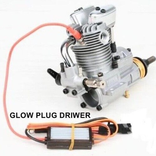 For RC Model Airplane Glow-Nitro 2 &4 -Stroke Engine on Board Glow Plug ...