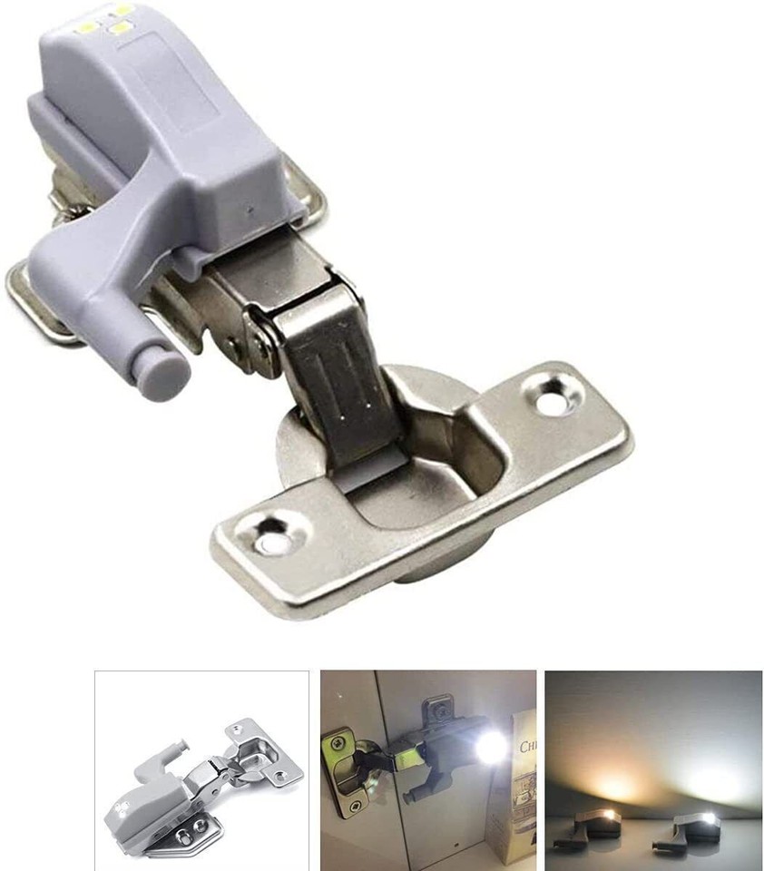 10 PCS Hinge LED Sensor Lights Inner Hinge Lamp Hinge Lamp Wardrobe ...
