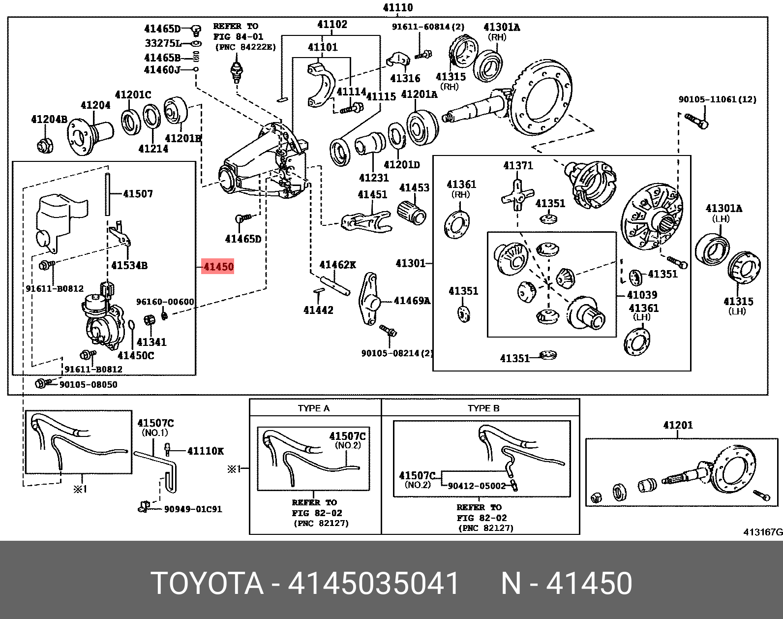 Genuine OE differential locker actuator, 4145035041 for TOYOTA 41450 ...