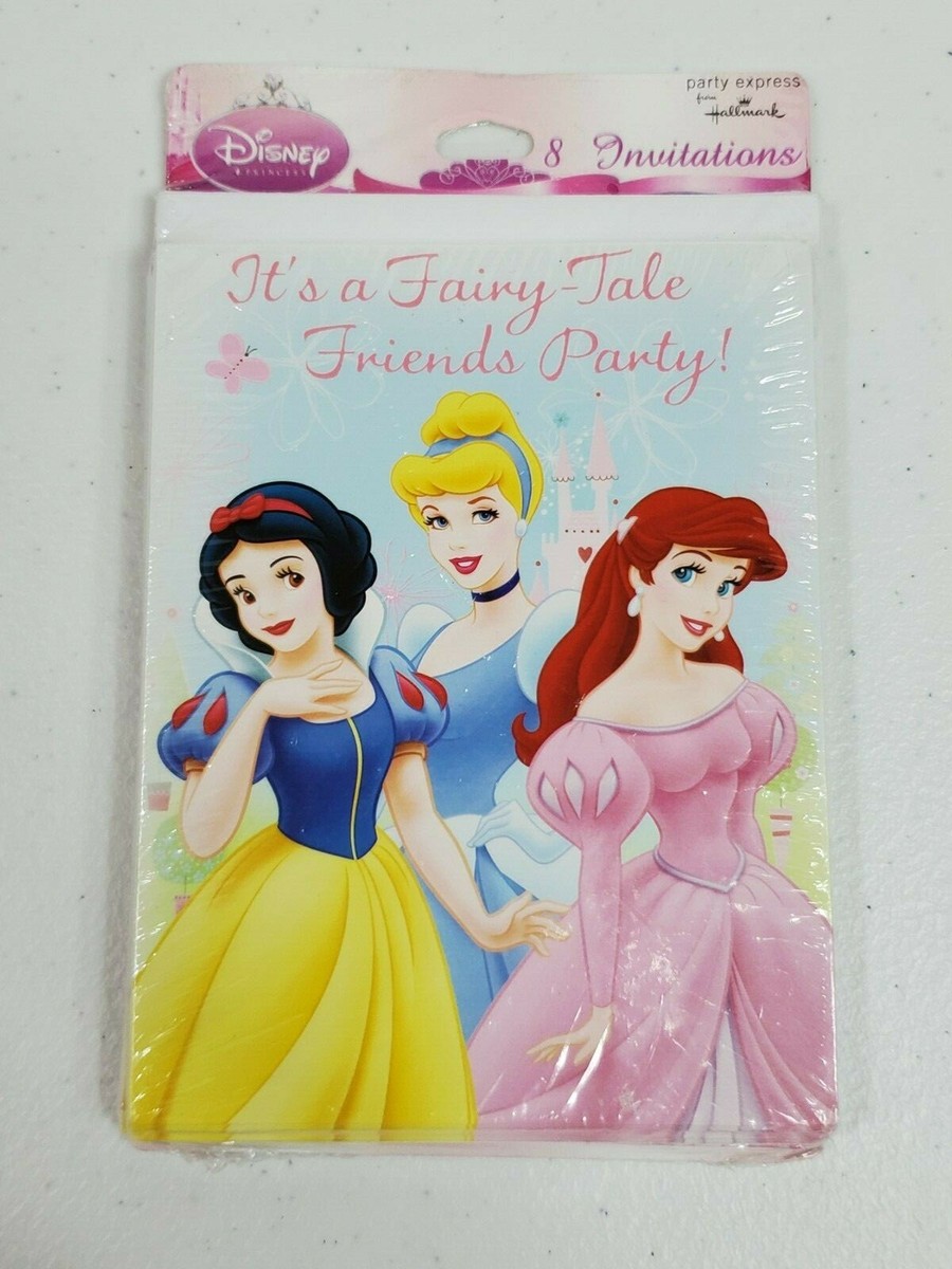 Walt Disney Princess Party Invites