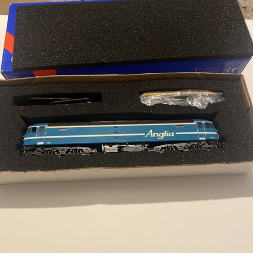 HELJAN 'OO' GAUGE 4662 ANGLIA TURQUOISE CLASS 47 #47114 LOCOMOTIVE ...