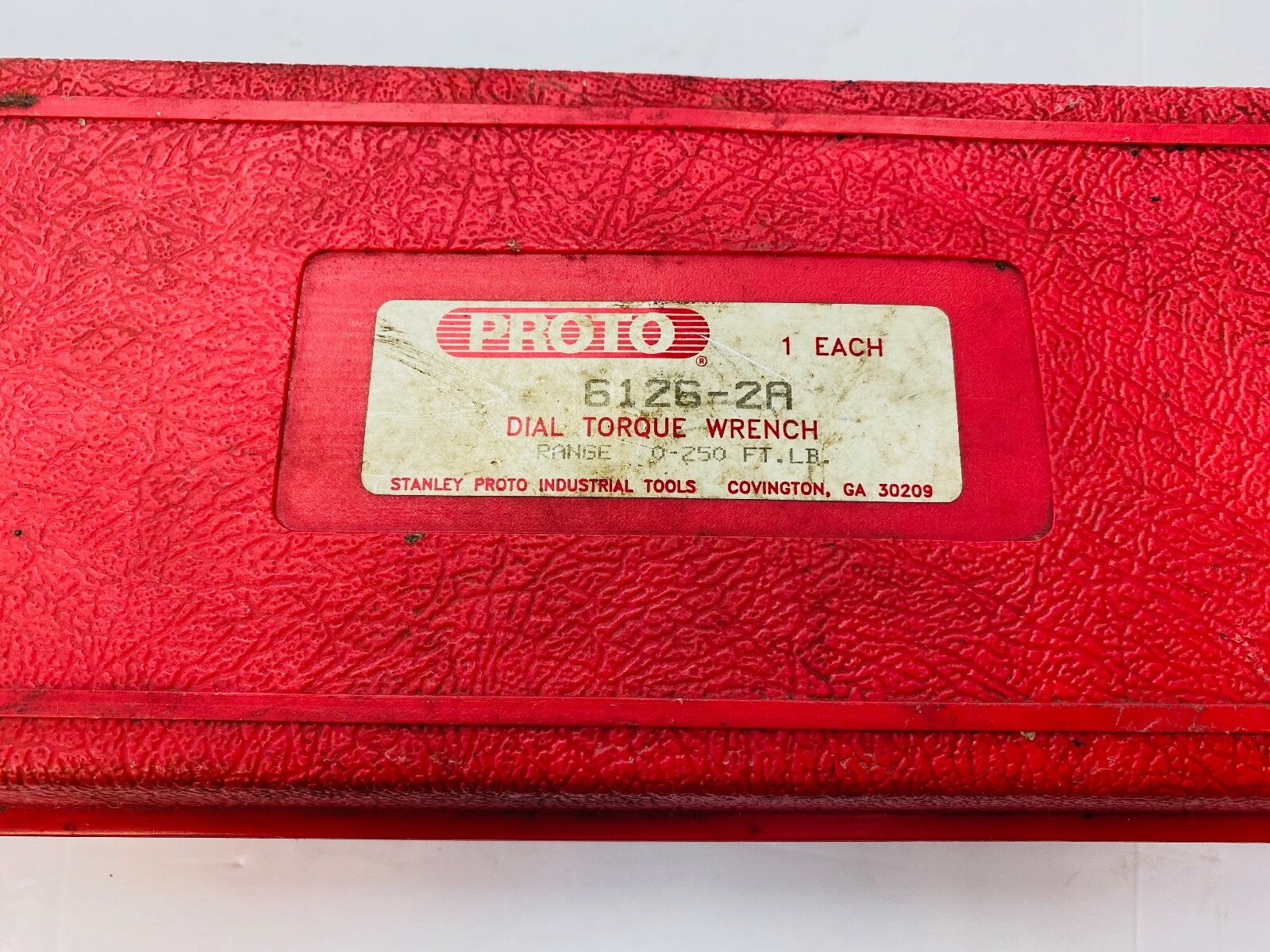 PROTO 6126-2A DIAL TORQUE WRENCH 5449 1/2" DRIVE 50-250 FT. LBS. IN ...