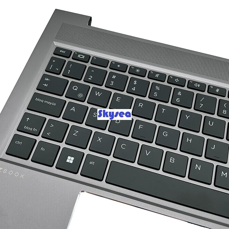 New for HP M99647-161 Latin Spanish KEYBOARD TOP COVER ZBOOK POWER G7 ...
