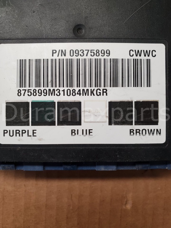 1999-04 Chevy Silverado/GMC Sierra BODY CONTROL MODULE BCM OEM 09375899 ...