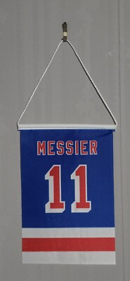 Mark Messier New York Rangers 8x5.5 Inch Banner Flag | eBay