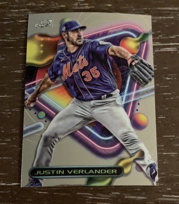 2023 Topps Chrome Cosmic Justin Verlander #149 New York Mets | eBay