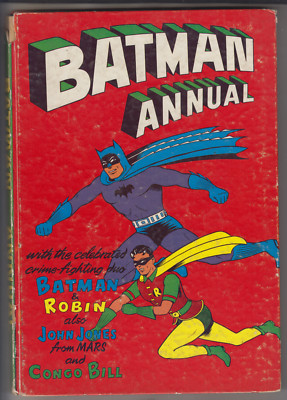 BATMAN ANNUAL ATLAS 1964 UNCLIPPED K. G. MURRAY FLASH AQUAMAN JIMMY ...