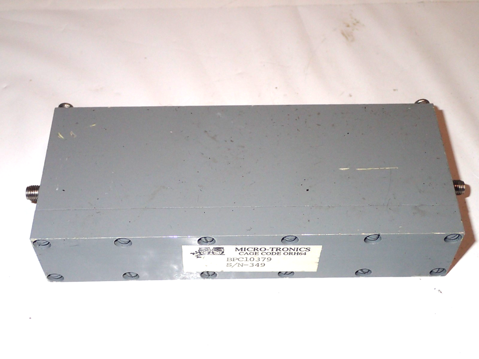 Micro-Tronics BPC10379 Band Pass Filter ORH64 | eBay