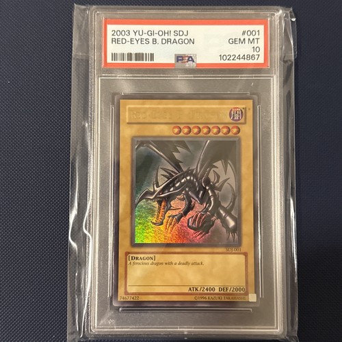 SDJ Red-Eyes B. Dragon PSA GEM MINT 10 | eBay