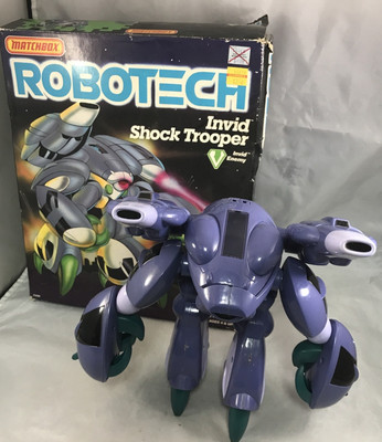 ROBOTECH Invid Shock Trooper Figure Vintage 1985 Matchbox Mospeada ...