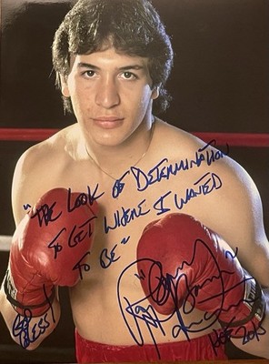 Ray “Boom Boom” Mancini Signed 8x10 Photo Boxer w/ Inscription ...