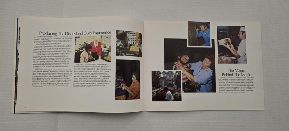 Vintage Disneyland Cast Member Training Booklet, Employee Orientation ...