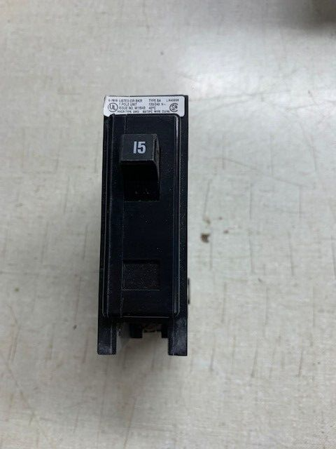 Cutler Hammer BAB1015 15 Amp 1 Pole 120/240V Bolt On Circuit Breaker | eBay