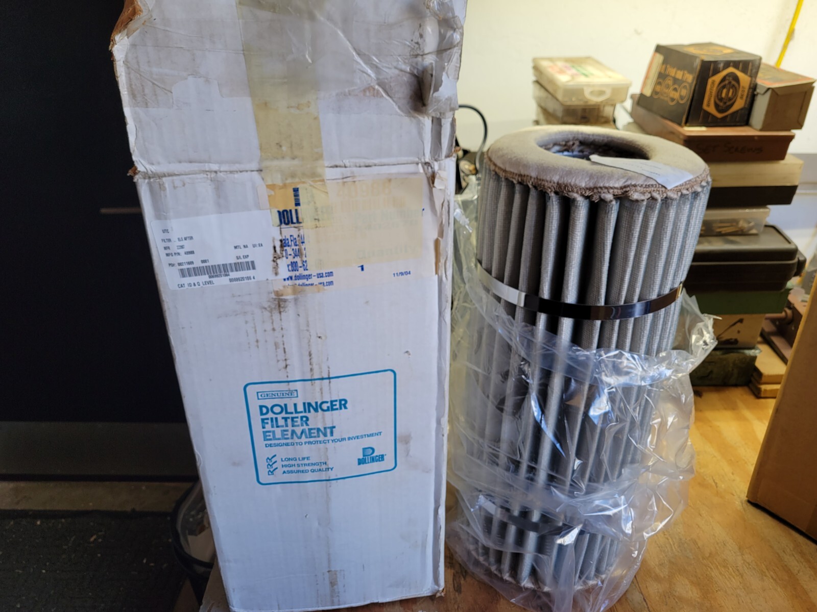 Dollinger Kemp 40988 8402670 Primary Air Compressor Intake Filter 500F ...