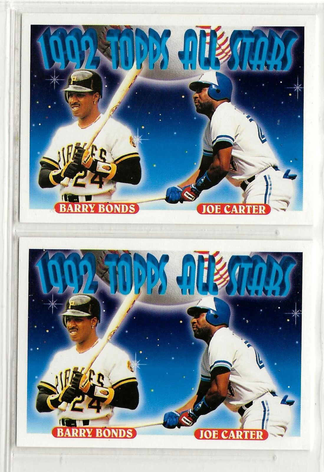 1993 Topps - 1992 Topps All Stars Barry Bonds, Joe Carter #407 for sale ...