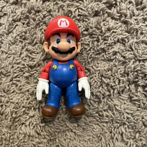 Mario Poseable 4" Jakks 2015 Loose Action Figure Super Mario Bros A1 | eBay