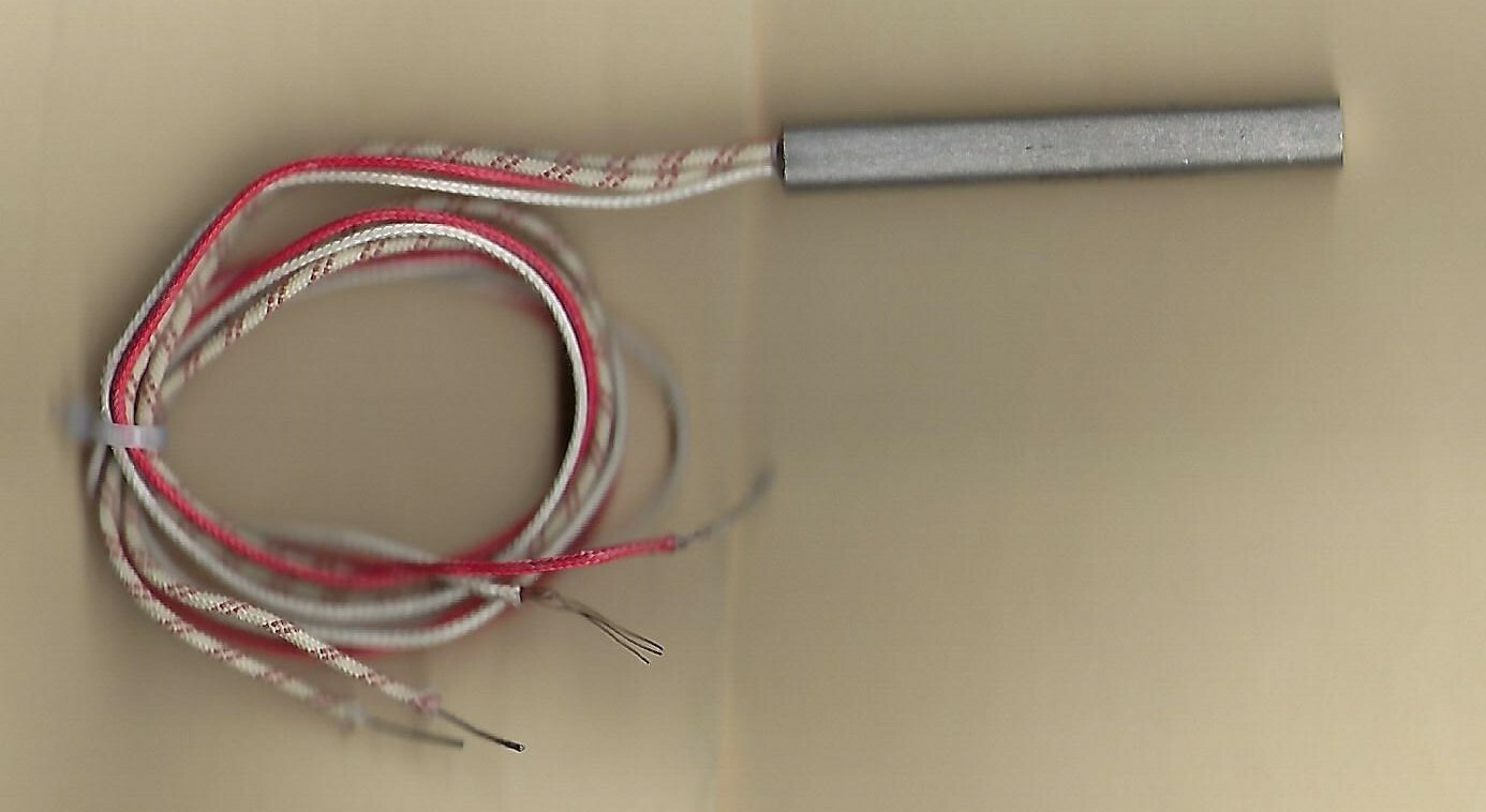 Fast Heat Cartridge Heater 3/8" Dia X 2.5" Long 350W 220V 12" leads T/C ...