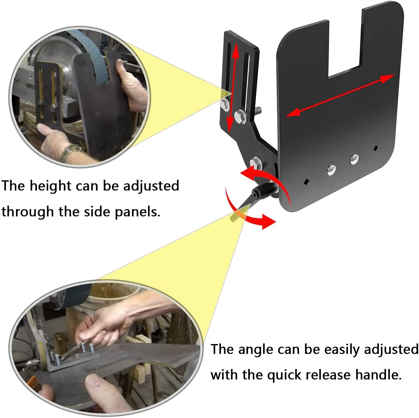 for Knife Bevels Belt Grinder Tilt Table Fits Most Popular 2x72" Knife ...