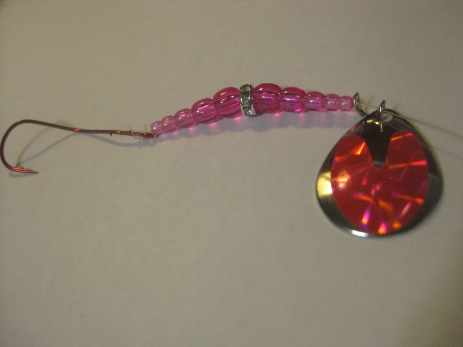 Kokanee Slow Death Hook Wedding Spinner Blade Rigs (Holographic Pink ...