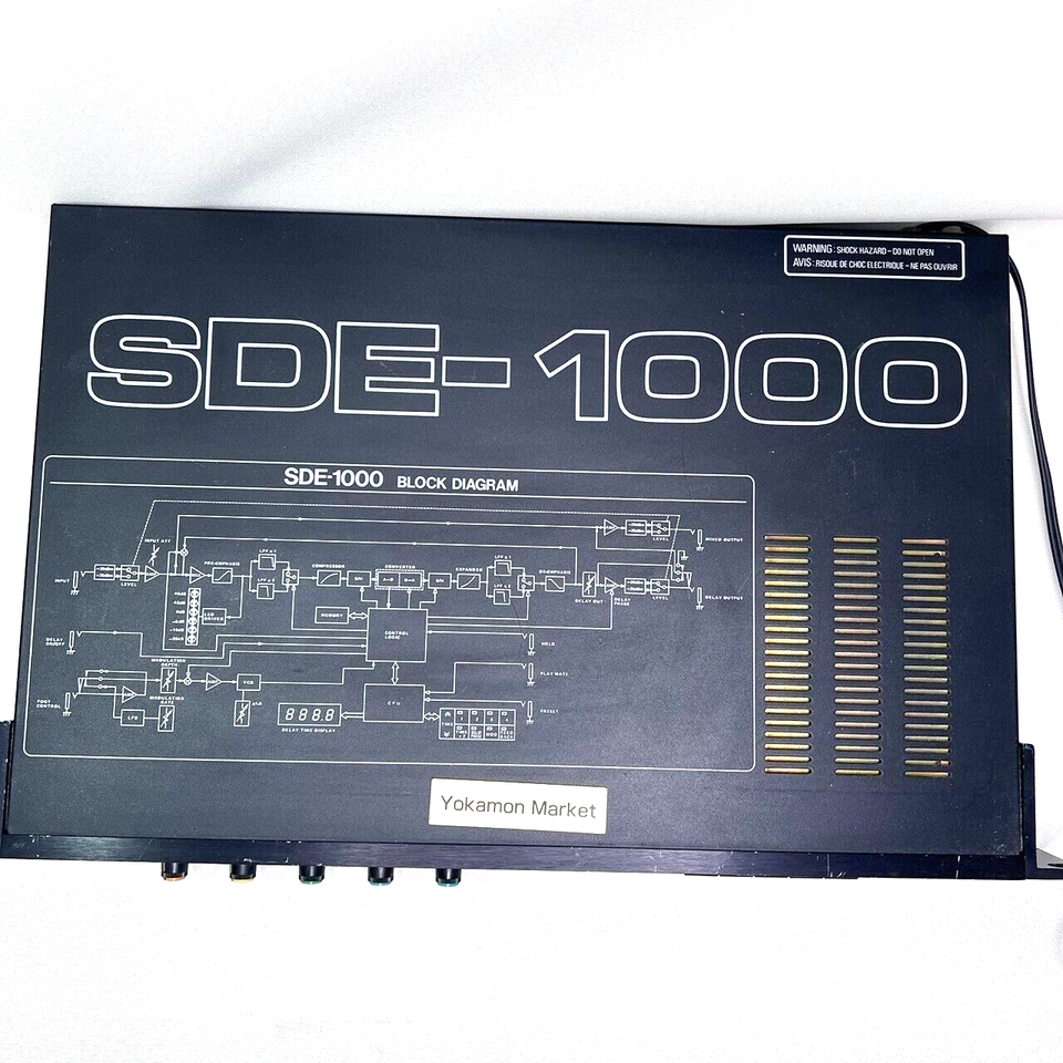 Roland SDE-1000 Digital Delay Rack Effect Processor Vintage Working ...