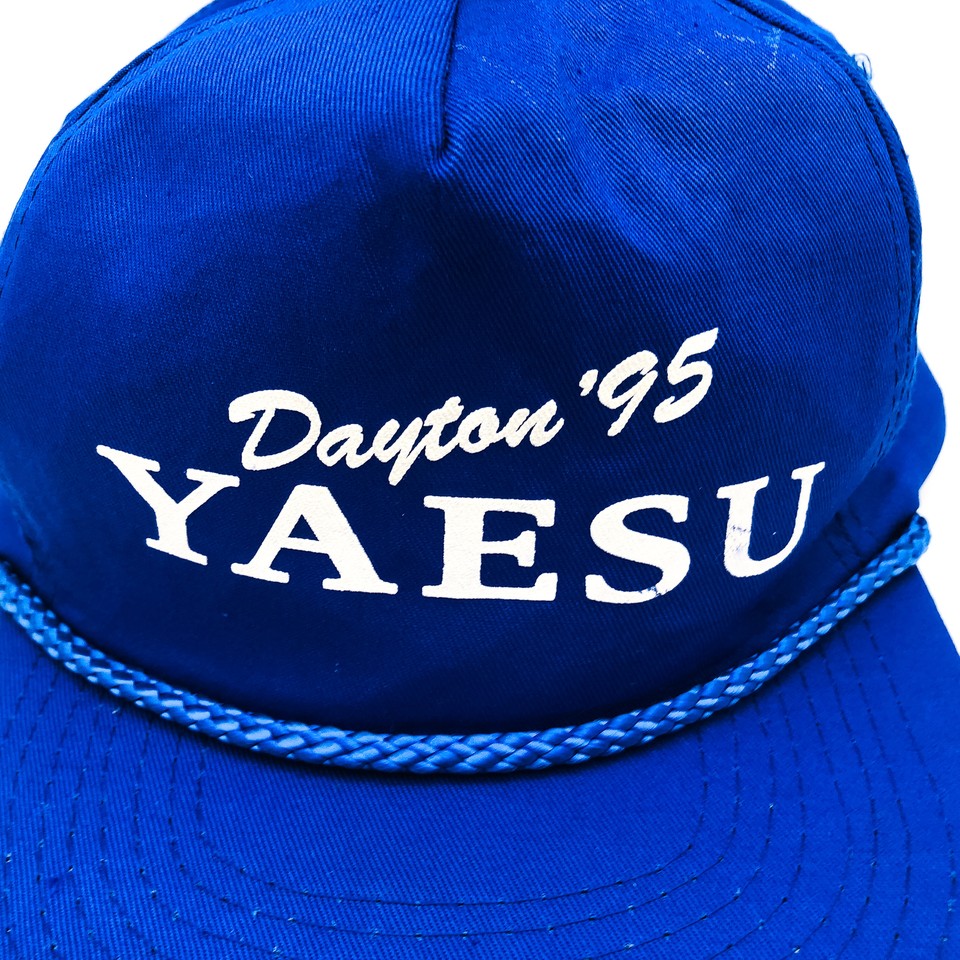 Vintage Yaesu Trucker Hat Snapback Ham Radio Dayton Ohio 1995 Blue ...