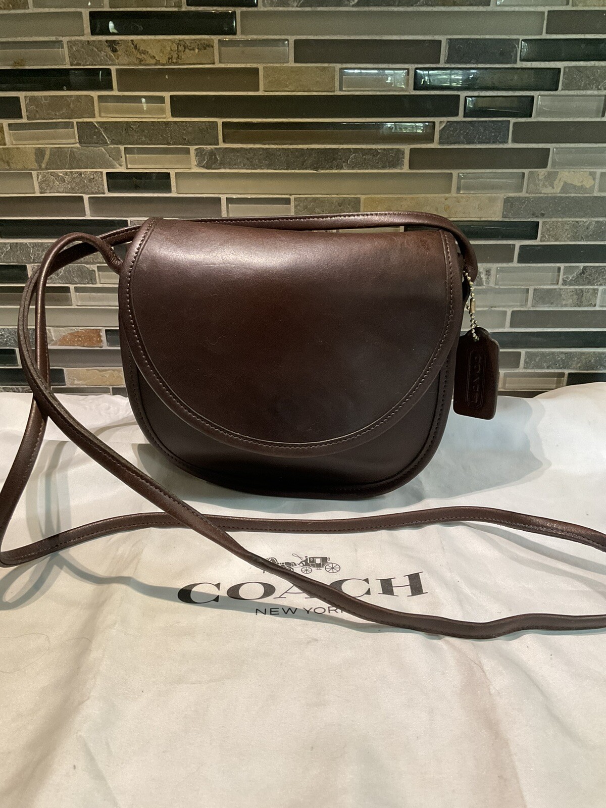 COACH Vintage Casey Bag Leather Crossbody Handbag 992… - Gem