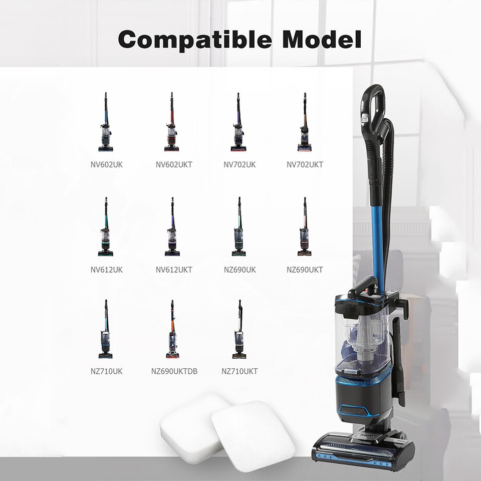 4Pcs/2Sets of Filters For Shark Upright Hoovers NV602UK NV602UKT Lift ...