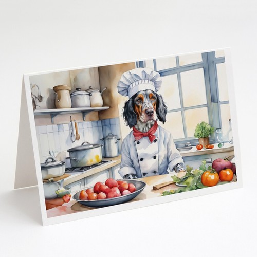 English Setter The Chef Greeting Cards Pack Of 8 | eBay