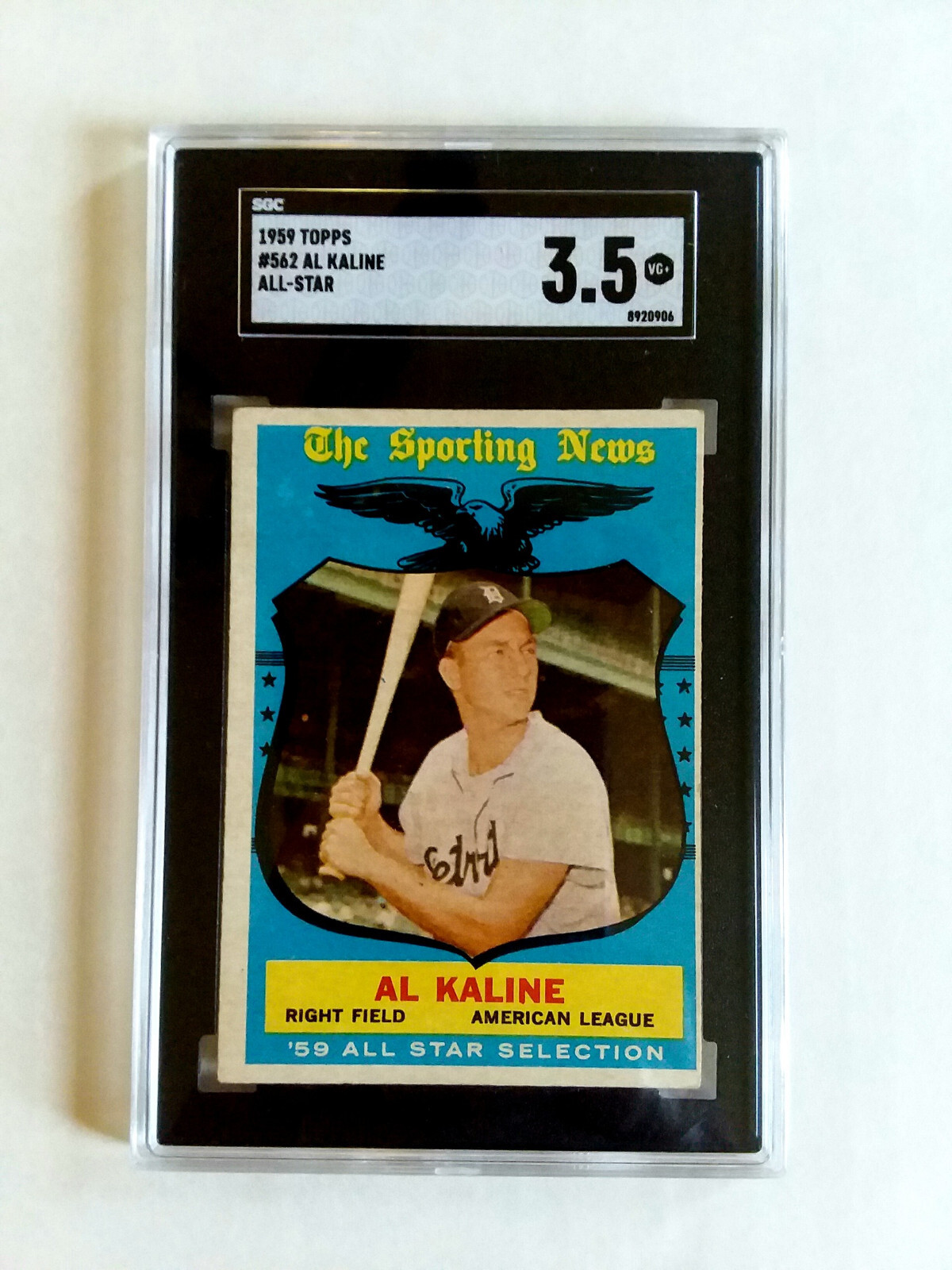 AL KALINE.....1959 TOPPS ALL-STAR.....SGC 3.5...+...1955 and 1969 | eBay