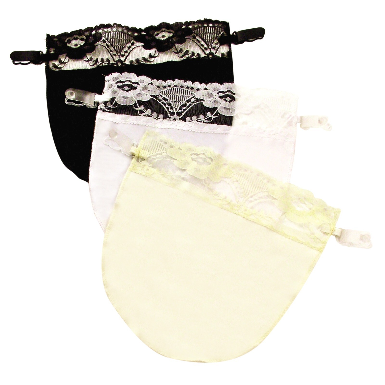 Lace Trimmed Modesty Panels Cover Hide Cleavage on Low Cut Garments ...