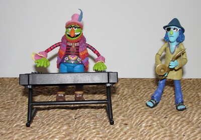 Disney The Muppets DR. TEETH and ZOOT Figures Set Diamond Select *Paint ...