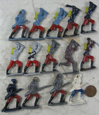 Lot of Antique Miniature Cast Lead Soldiers | eBay